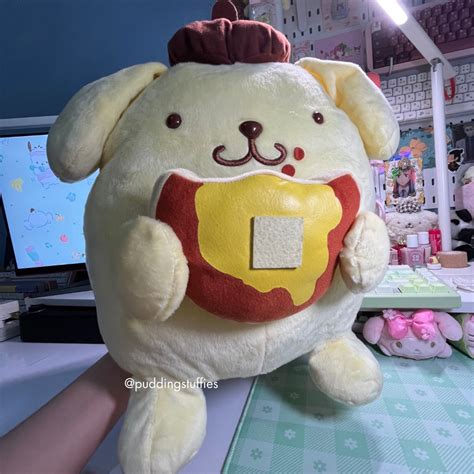 Jumbo Pompompurin Holding Pancake Plushie Hobbies And Toys Toys And Games On Carousell