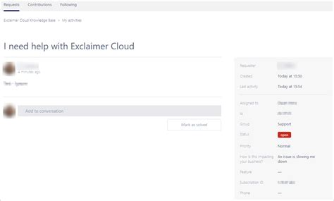 How Do I Login And View My Exclaimer Support Tickets Exclaimer Knowledge Base