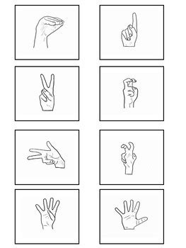 ASL Classifiers Interactive Notebook And Vocabulary Activity TpT