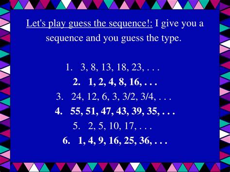 PPT Geometric Sequences PowerPoint Presentation Free Download ID 6449034