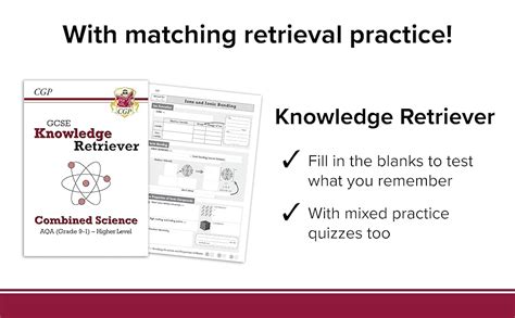 Gcse Combined Science Aqa Knowledge Organiser Higher For The 2026 And 2027 Exams Cgp Aqa