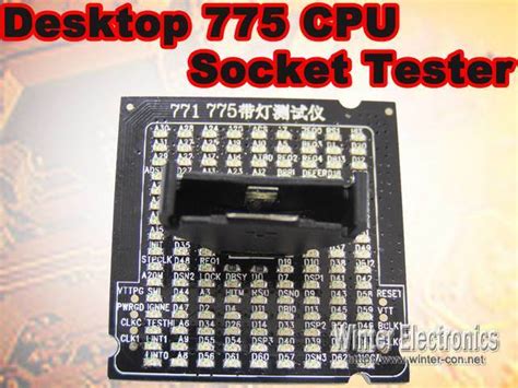 Desktop CPU Socket Tester China Desktop Cpu Socket Led Tester Price