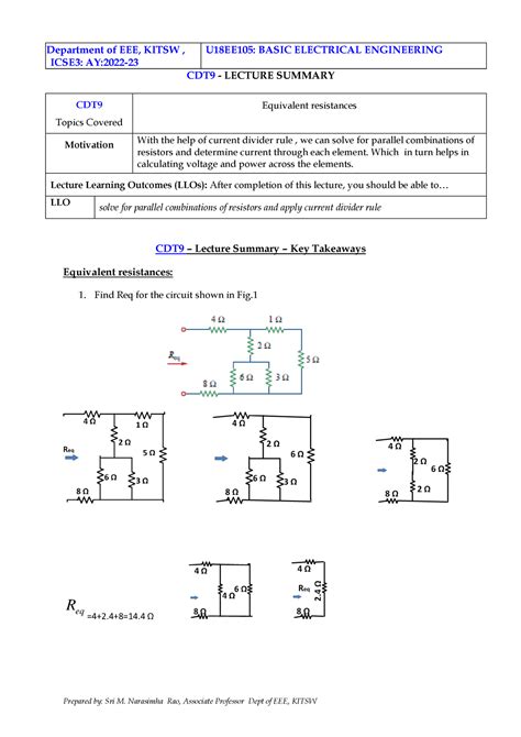 bee cdt9 summary important topics from java department of eee