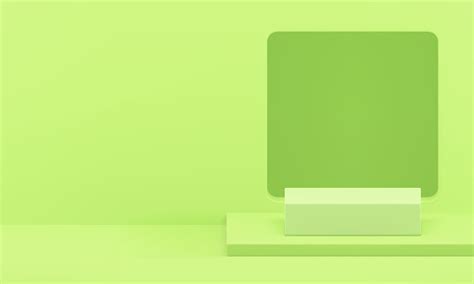 녹색 3d 연단 제곱 수준 기초 벽 빈 공간 구멍 성능 스튜디오 배경 벡터 0명에 대한 스톡 벡터 아트 및 기타 이미지 0명