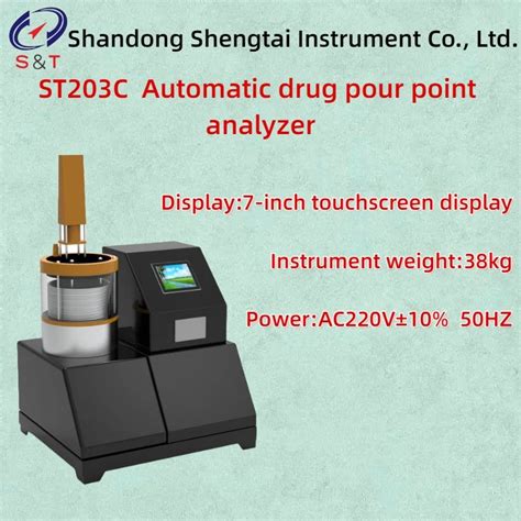16gb Storage Automatic Drug Pour Point Analyzer Usp 40651 7 Inch Hmi