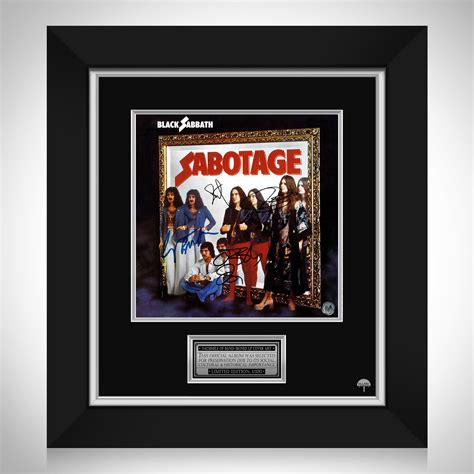 Black Sabbath Sabotage Album Cover Sabotage Black Sabbath Cut Out