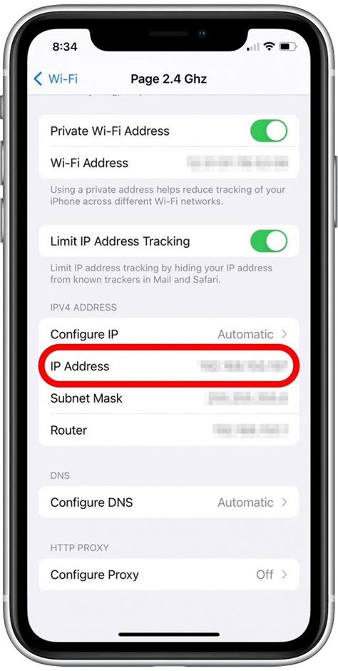How To Find Ip Address On Iphone