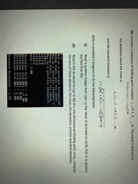 Solved Consider A Sequence Of Floating Point Numbers Chegg