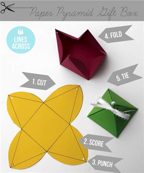 Как сделать коробочку для подарка из бумаги 90 фото