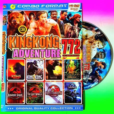 Action Film Caset Of Mixed Collections Of 8 Film King Kong Adventure