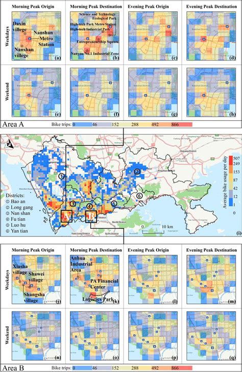 Spatial Distribution Of Dockless Bike Sharing Usage Download