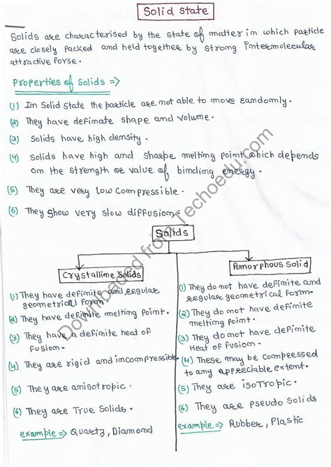 SOLUTION Chapter 1 Solid State Studypool