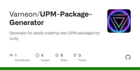 GitHub Varneon UPM Package Generator Generator For Easily Creating New UPM Packages For Unity