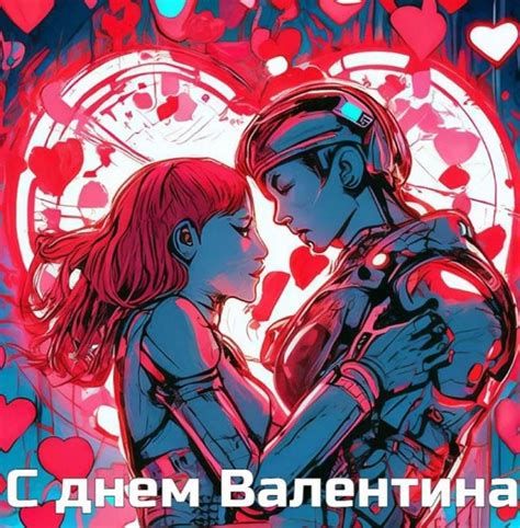 Любовь в каждой открытке коллекция с Днем Валентина