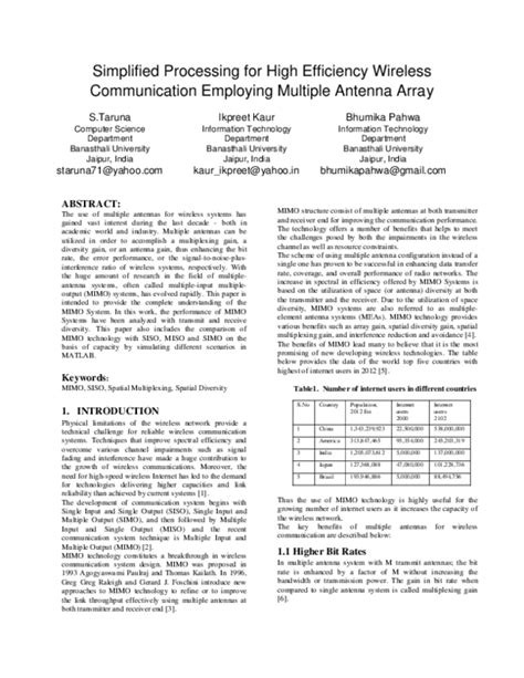 Pdf Simplified Processing For High Efficiency Wireless Communication