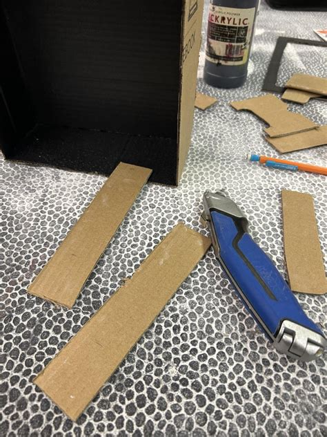 Scrap Cardboard Shadow Box 6 Steps Instructables