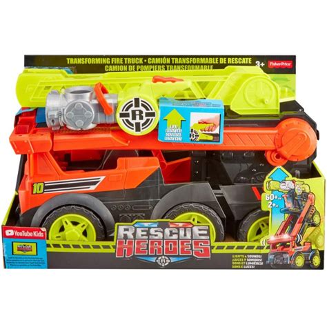 Rescue Heroes Transforming Truck With Light And Sound Toys Caseys Toys