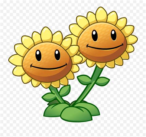 Twin Sunflower Pvz 2 Twin Sunflower Png Sunflower Icon Free