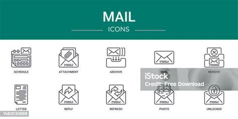 일정 첨부 파일 아카이브 메일 제거 편지 보고서 프리젠 테이션 다이어그램 웹 디자인 모바일 앱을위한 회신 벡터 아이콘과 같은