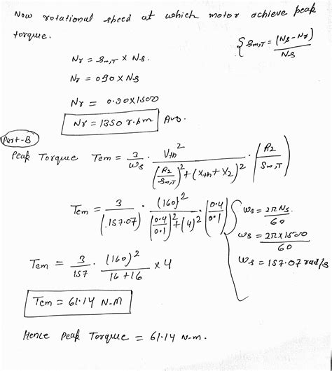 [solved] 1 The Single Phase Equivalent Circuit Of A Three Phase Four Pole Course Hero