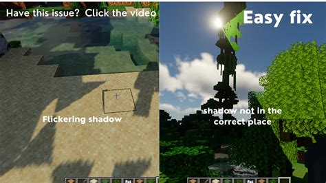 Chocapic13 V9 Shader Shadow Bug Fix Youtube