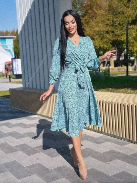 Платье французской длины это стильно и элегантно Подходит для любого случая от повседневных