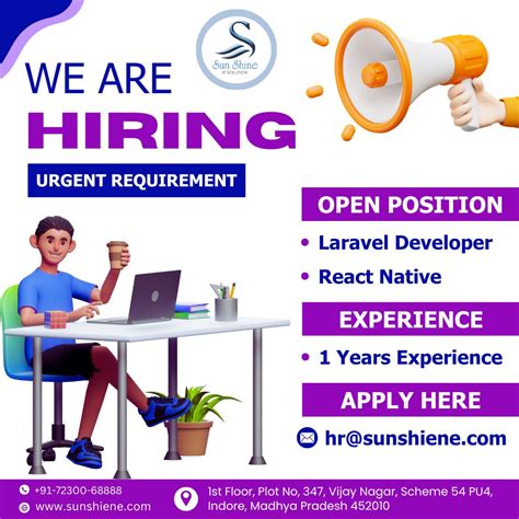 sun shine it solution ️ on linkedin hiring hirignlaravel