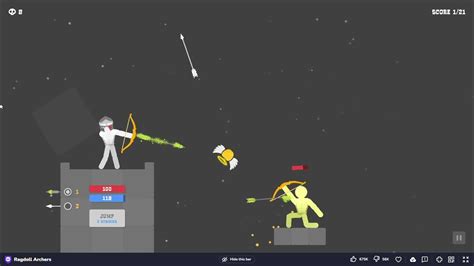 Playing Ragdoll Archers 🕹️ Play On Crazygames Youtube