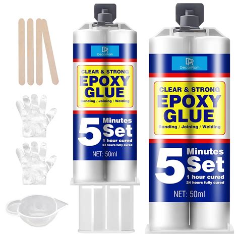 Epoxy Glue 100ml Clear 2 Part Epoxy Glue Super Tough And Durable 5