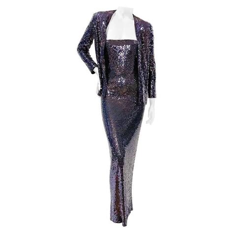 Norman Norell Mermaid Gown With Gown Circa 1960s Evening Dresses