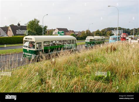 13 Sept 2014 A Vintage Red Double Deck Aeg Routemaster London Transport Bus On The Dual