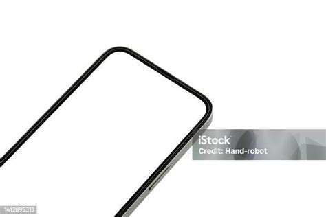 스마트 폰 프레임리스 모형 스마트 폰의 스튜디오 샷 클리핑 경로 0명에 대한 스톡 사진 및 기타 이미지 0명 Brand