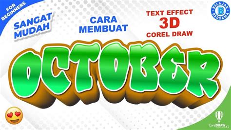 An Advertisement With The Word October Written In Green