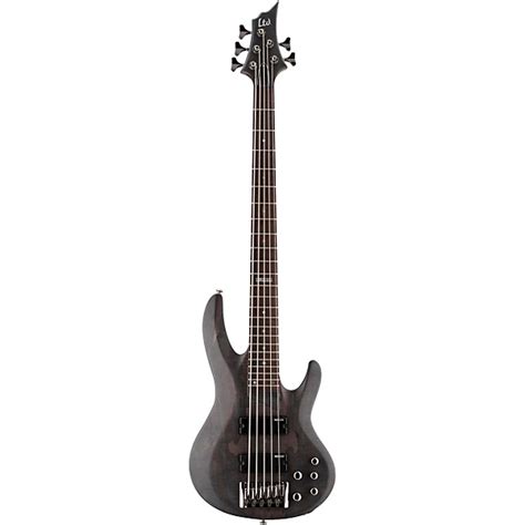 Esp Ltd B 205sm 5 String Electric Bass Guitar Satin See Thru Black