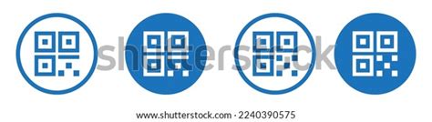 Qr Code Iconbarcode Icon Digital Scanning Stock Vector Royalty Free Shutterstock