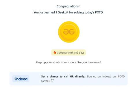 100daysofcodechallenge Potd Geeksforgeeks Programming Dsa Ankit