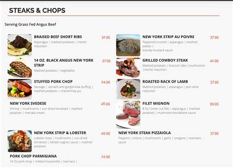 Serafinos Restaurant Menu Updated September 2025