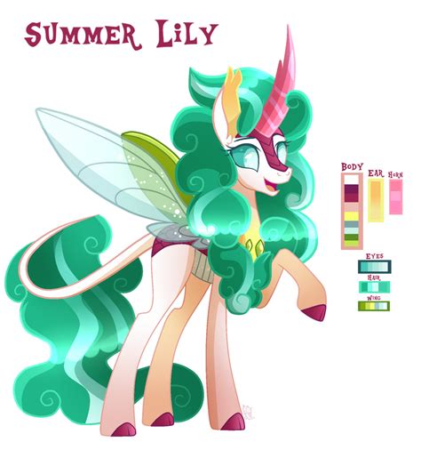 Summer Lily King Thorax X Rain Shine Mlp Adopt By Sugaryicecreammlp