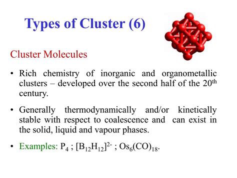 Ppt Atomic And Molecular Clusters 1 Introduction Powerpoint