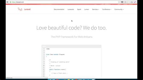 Tutorial Framework Laravel 01 Instalasi Laravel Youtube