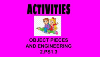 Nd Grade Science Object Pieces Activities PS By Jody Maxey