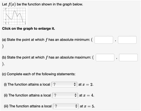 Solved Let F X Be The Function Shown In The Graph Below Chegg Com