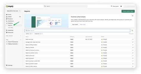Shopify Sales Reports How To Get And Analyze Your Shopify Sales Data