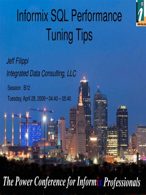 Informix Sql Performance Tuning Tips Pdf