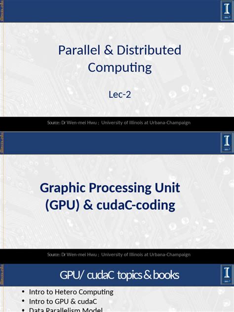 Lec2pdc Pdf Graphics Processing Unit Parallel Computing