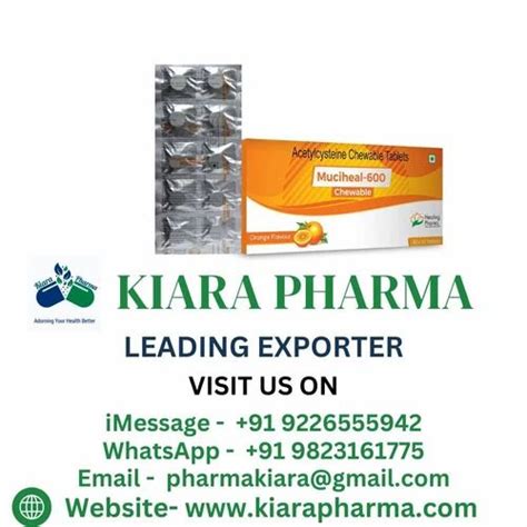 Muciheal Chewable Acetylcysteine 600mg Chewable Tab At ₹ 250 Box New Colony Nagpur Id