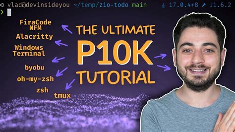 The Ultimate P10k Tutorial Zsh Alacritty Byobu Firacode Youtube