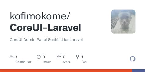 Github Kofimokomecoreui Laravel Coreui Admin Panel Scaffold For Laravel