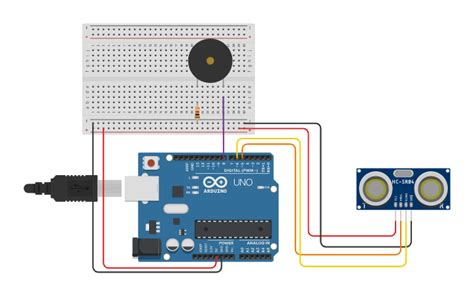 Circuit Design Sensor De Movimiento Con Buzzer Tinkercad