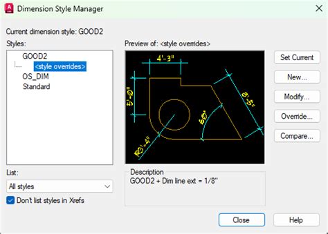 Solved Dimension Style Overrides Autodesk Community